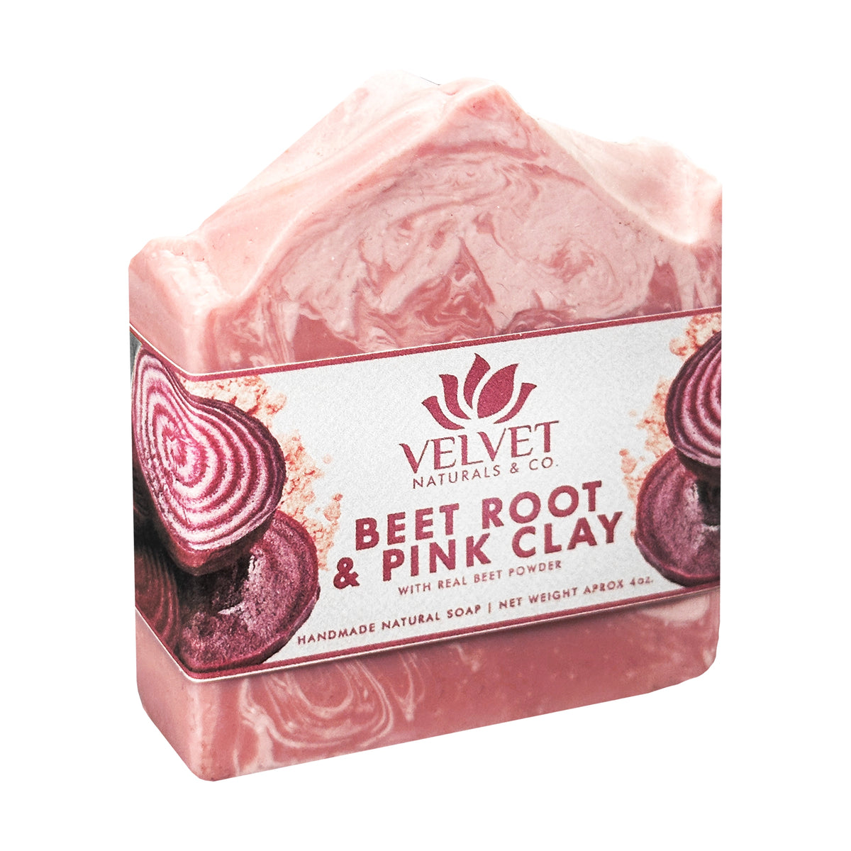 Beet Root + Pink Clay • Soap Bar - Velvet Naturals & Co.